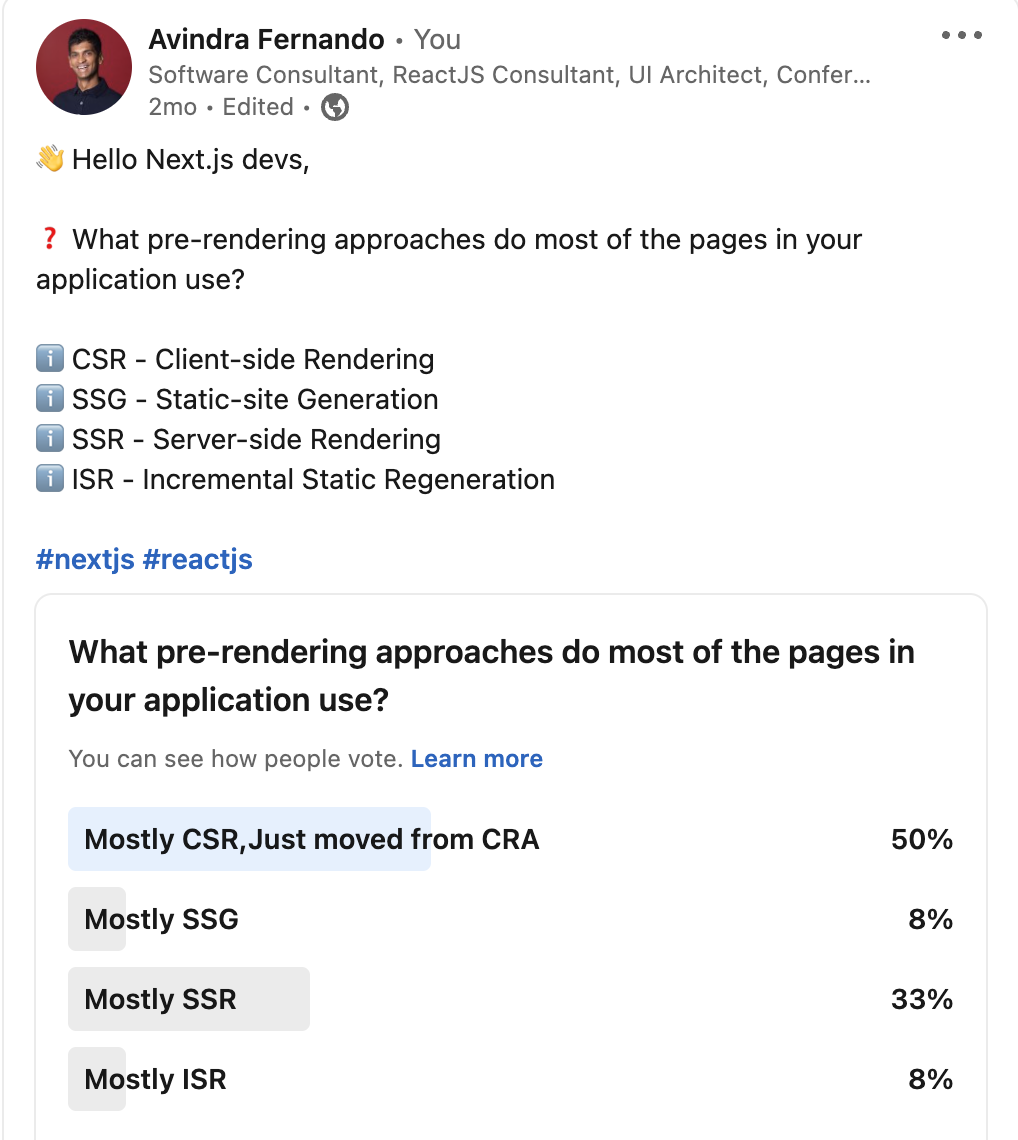 Copy of The Future of React Applications: Journey Towards Next.js - Dev Up 2024